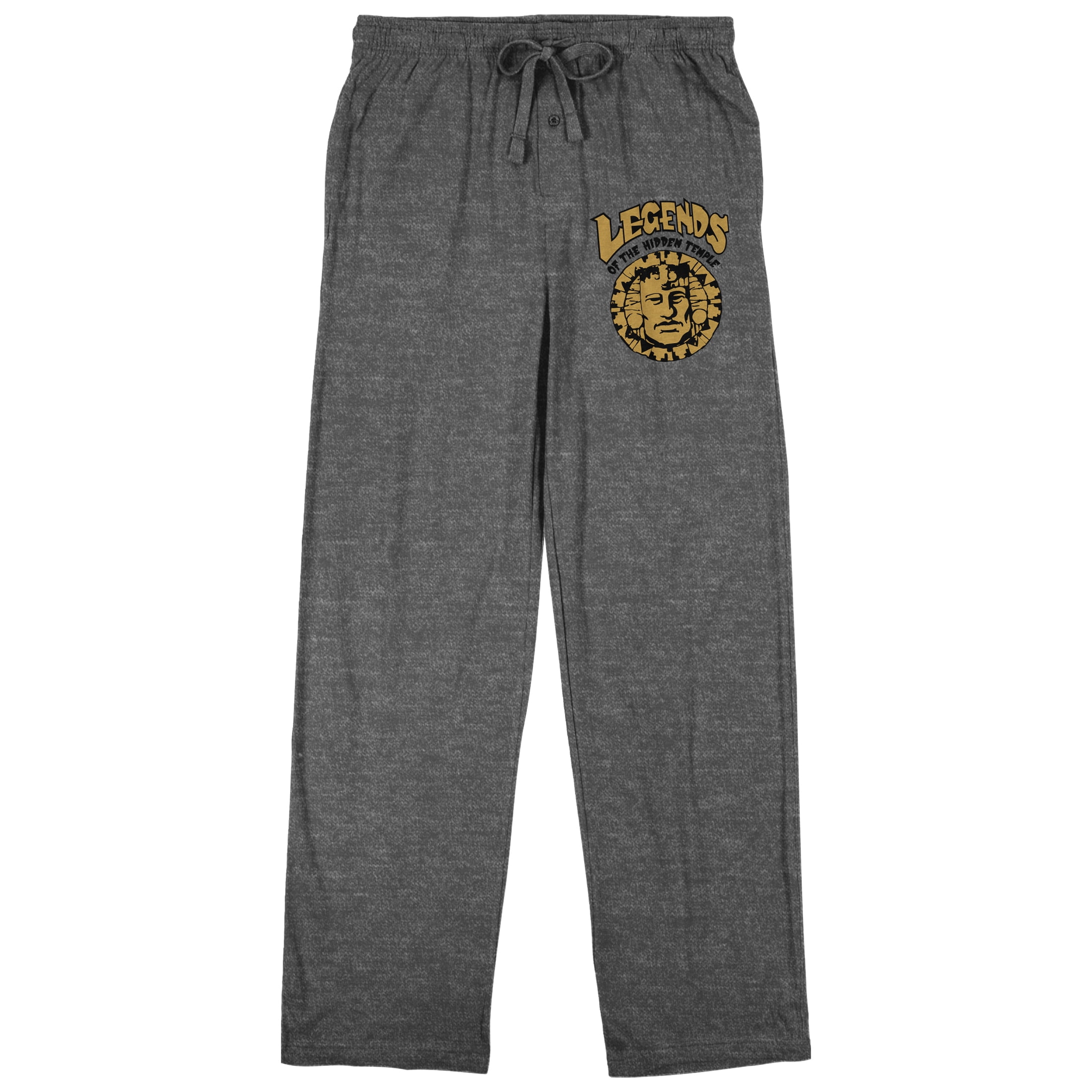 Legends of the Hidden Temple Logo Adult Heather Gray Sleep Pants-XL ...
