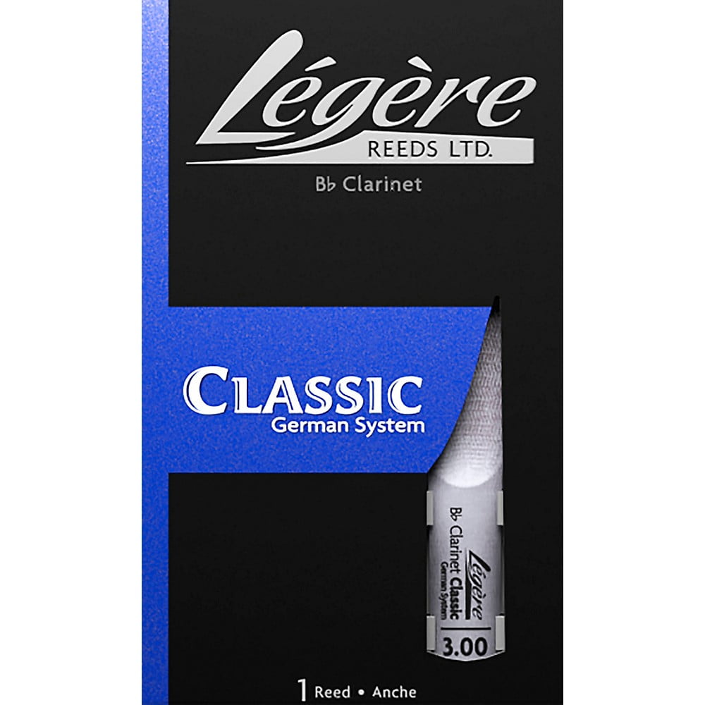 Legere Reeds German Cut Bb Clarinet Reed Strength 3 - Walmart.com