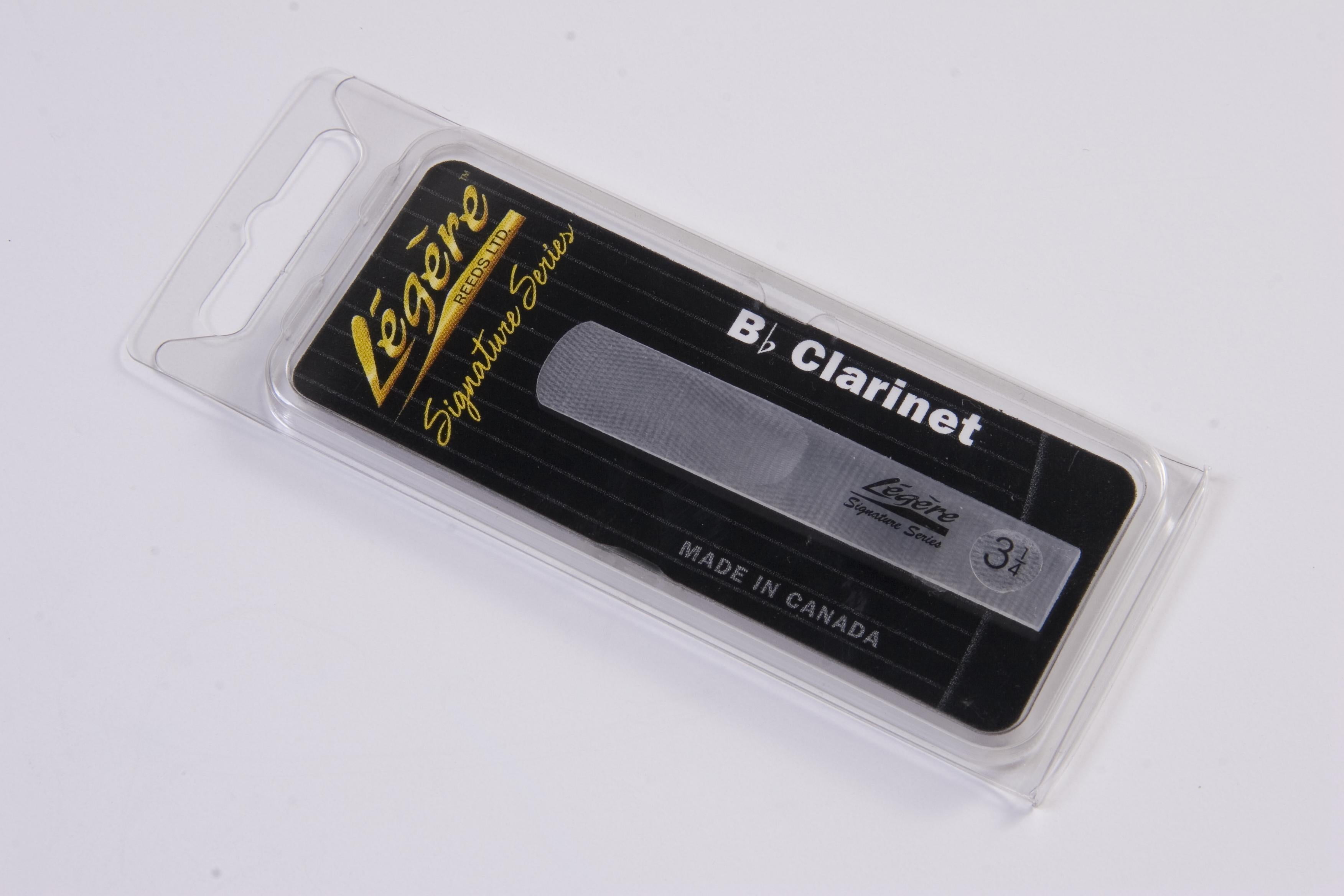 Legere Reeds Signature Series Bb Clarinet Reed Strength 3.5 - Walmart.com