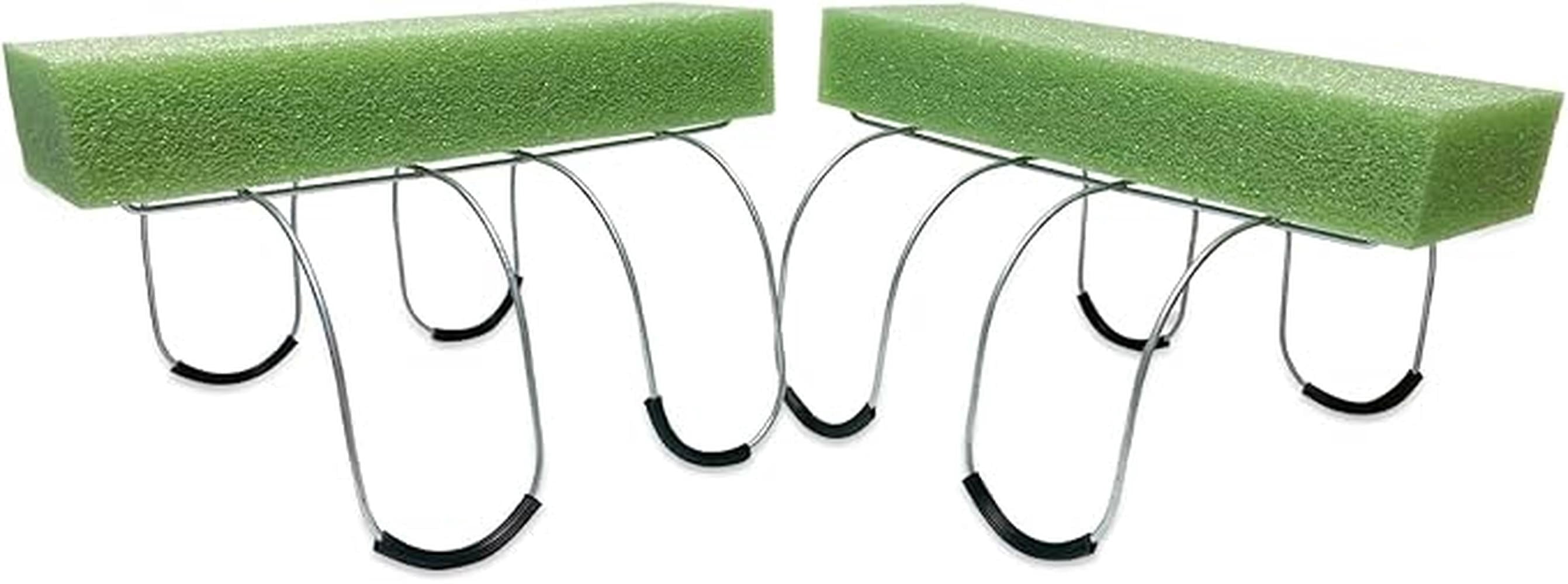 2 pack - 12" Wire Headstone Saddles with Attached Foam – Adjustable ...