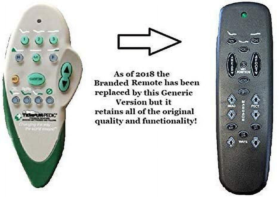 Leggett & Platt Genuine Adjustable Bed Replacement Remotes, Compatible ...