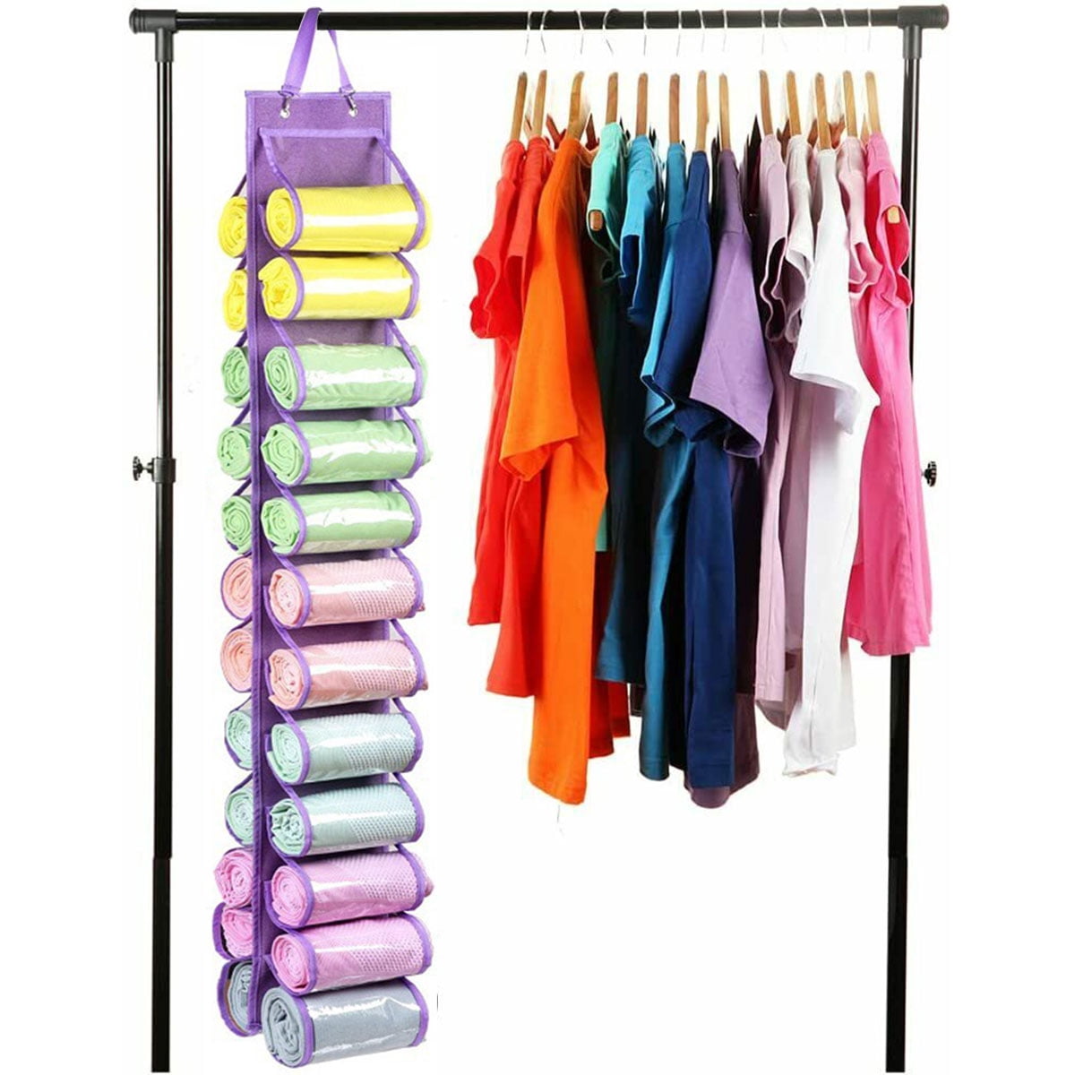Legging Storage Bag Yoga Legging Storage Organizer Hanging Organizer ...