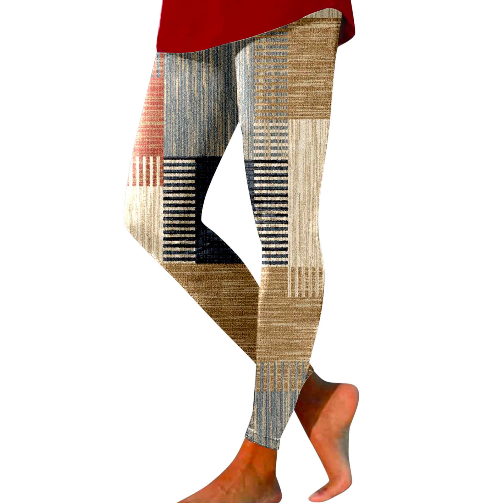 Leggings for Women Butt Lift High Waisted Tummy Control Print Tights ...