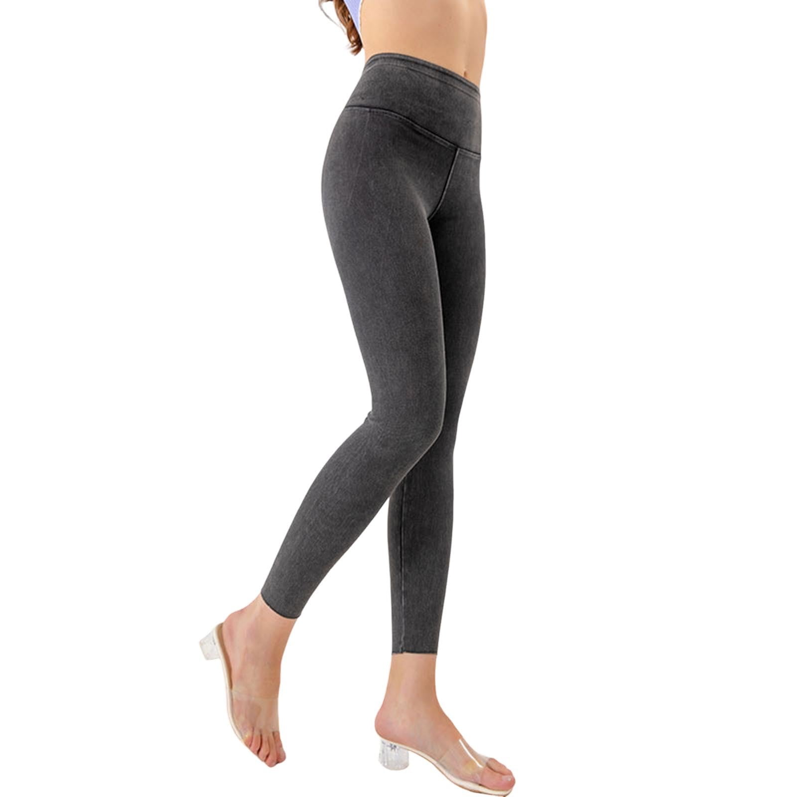 Leggings for Women Lift High Waisted No See Through Workout Yoga Pants ...