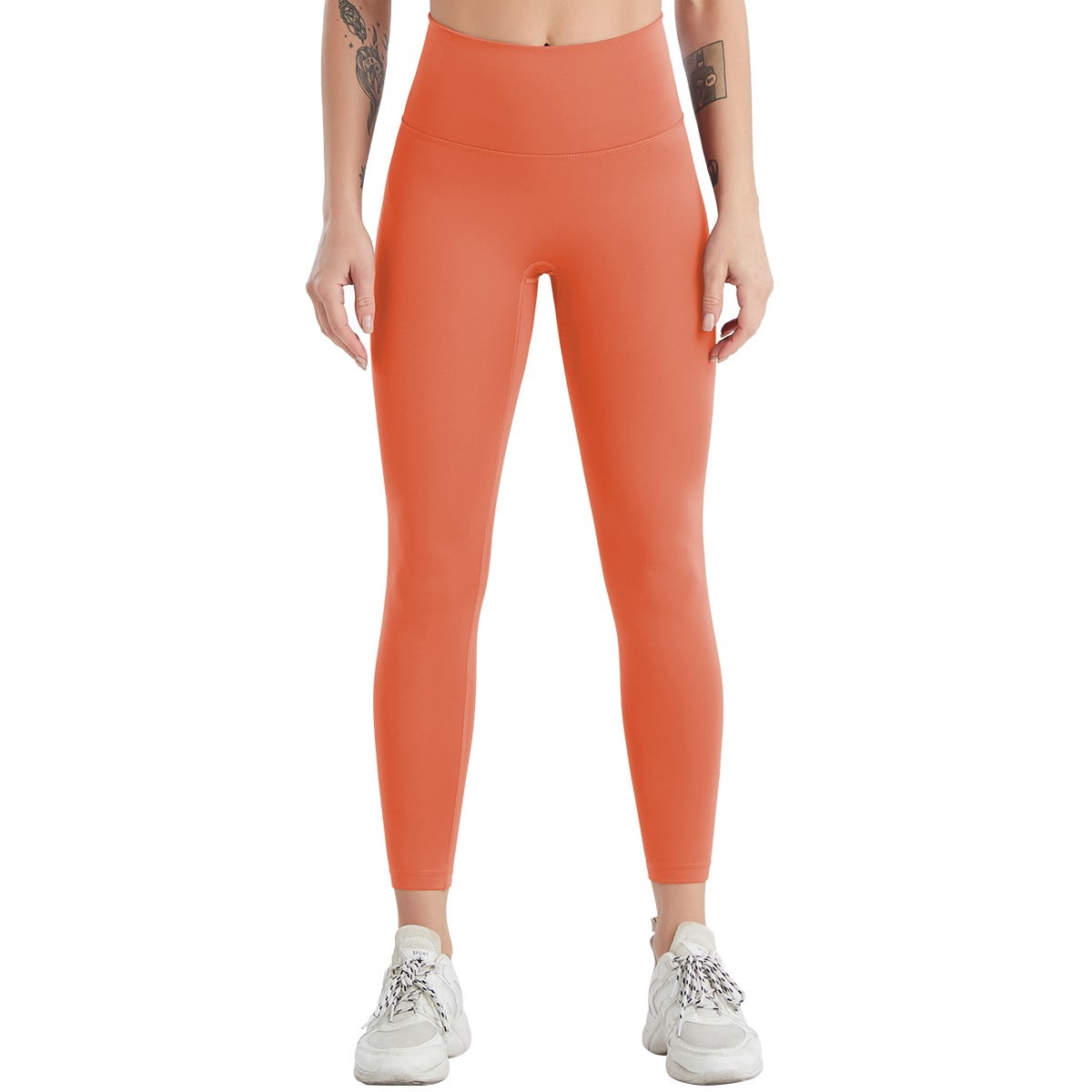 Leggings for Women Non See Through-Workout High Waisted Tummy Control ...