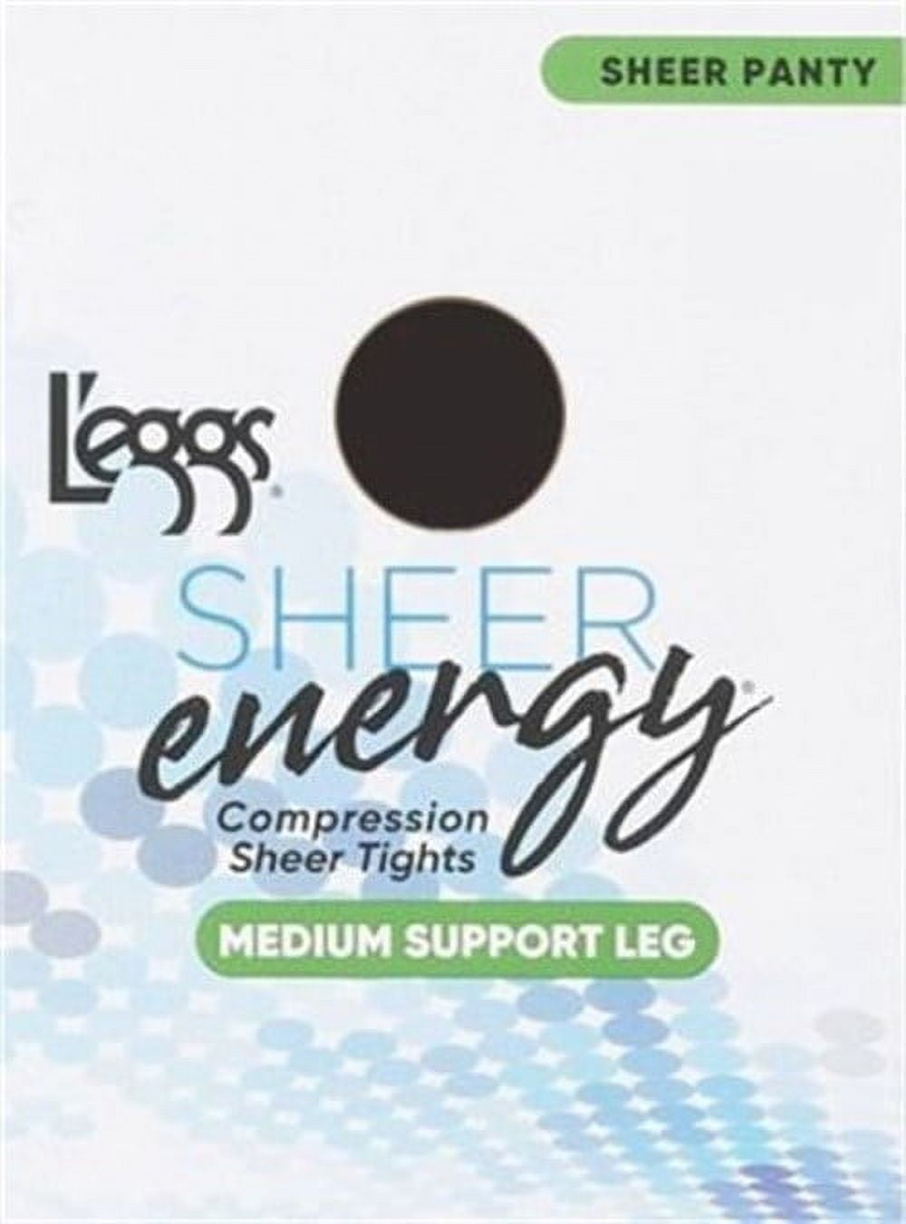 Leggs Sheer Energy Sheer to Waist Pantyhose | Satin Gloss Medium Support | Reg & Plus Sizes ...