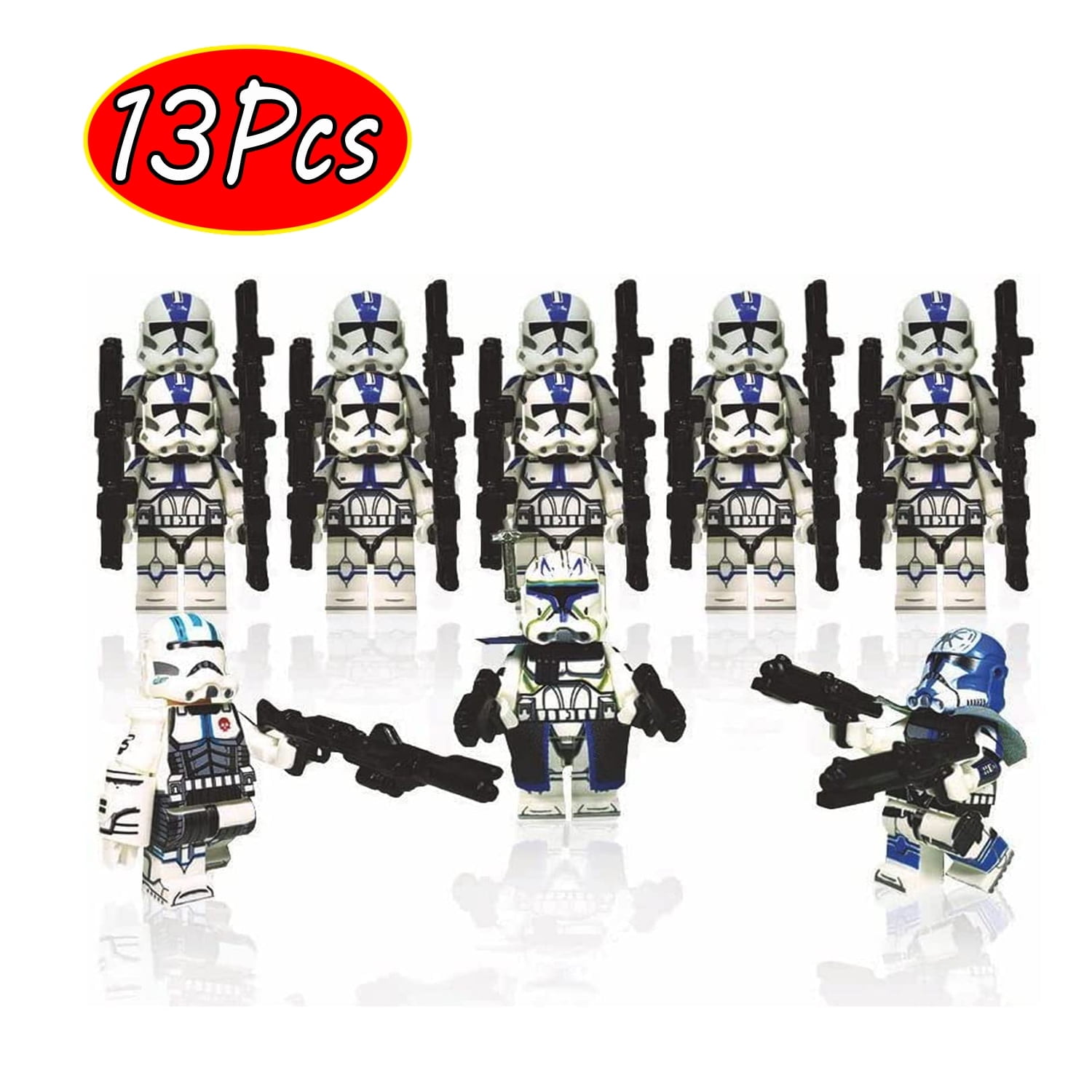 Legion Captain Rex Custom Clone Troopers Set Heavy Clones-Preschool Toy ...