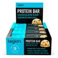 Legion Chocolate Chip Cookie Dough HYZ01 Protein Bar - Protein Bars Low Sugar High Protein with ...