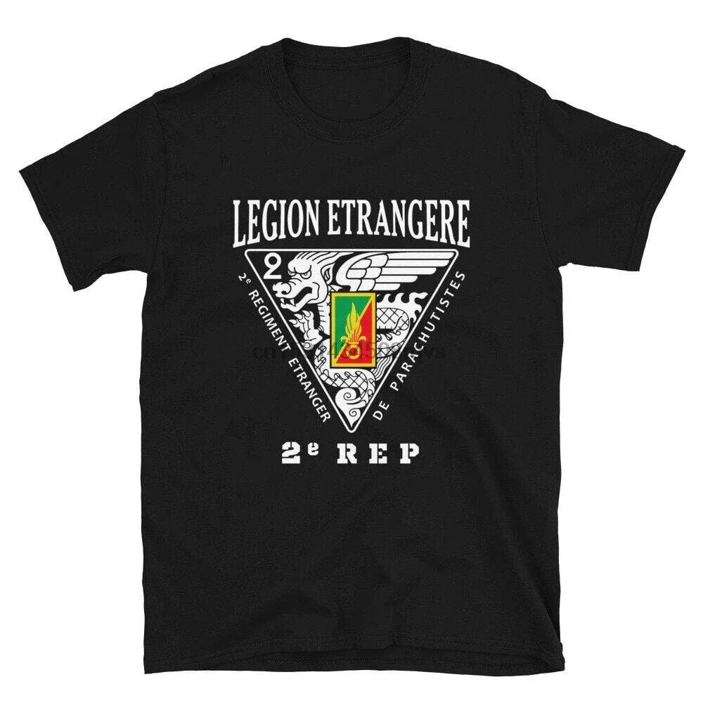 Legion Etrangere French Foreign Legion 2 REP Paratroopers T-Shirt 100% ...