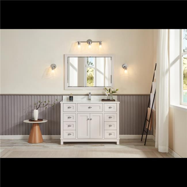 Legion Furniture WS2515-48-DW 48 in. Dreamy White Finish Solid Wood ...