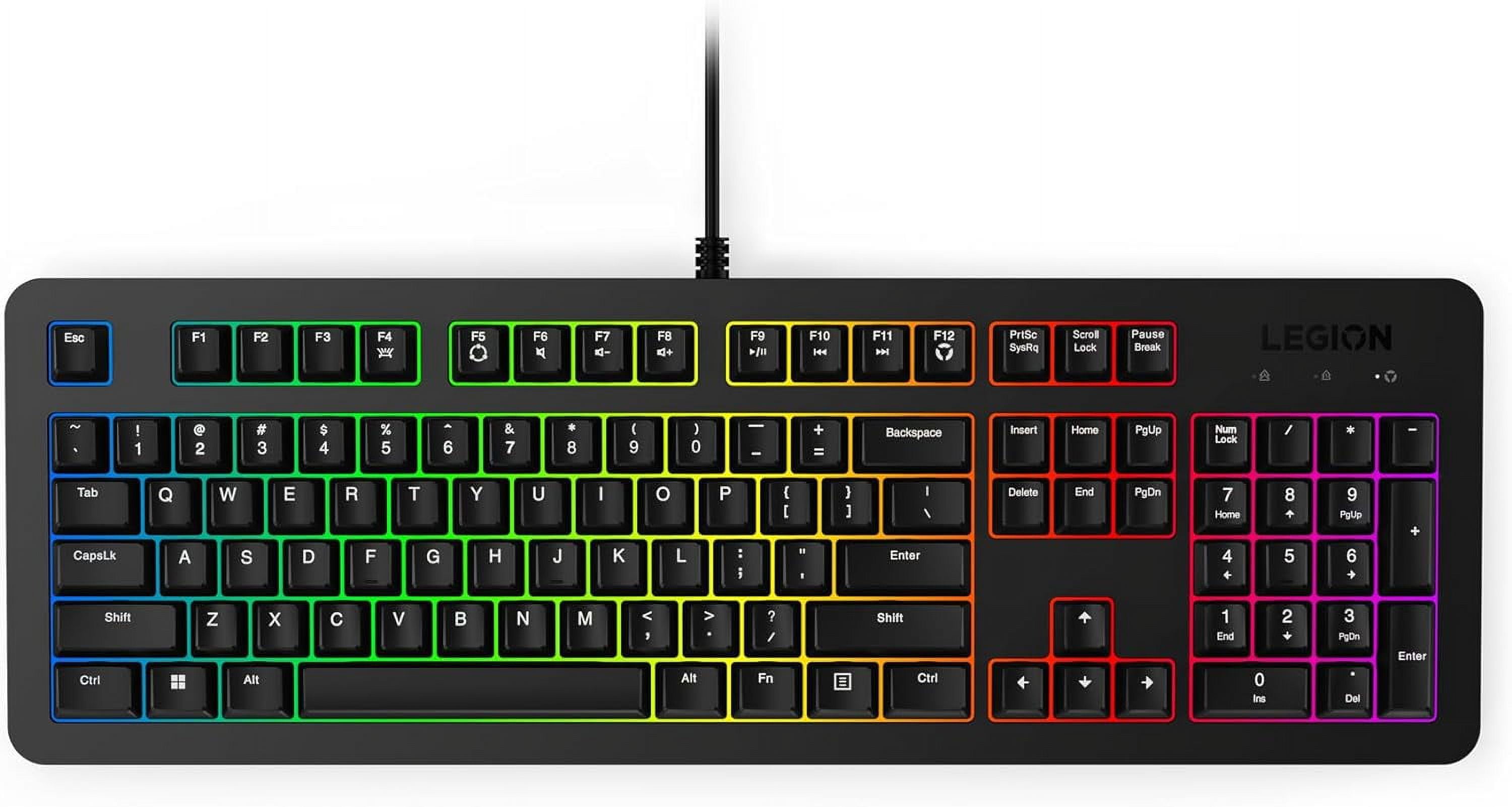 Legion K310 RGB Wired Gaming Keyboard - Ultra-Fast Reaction Time with ...