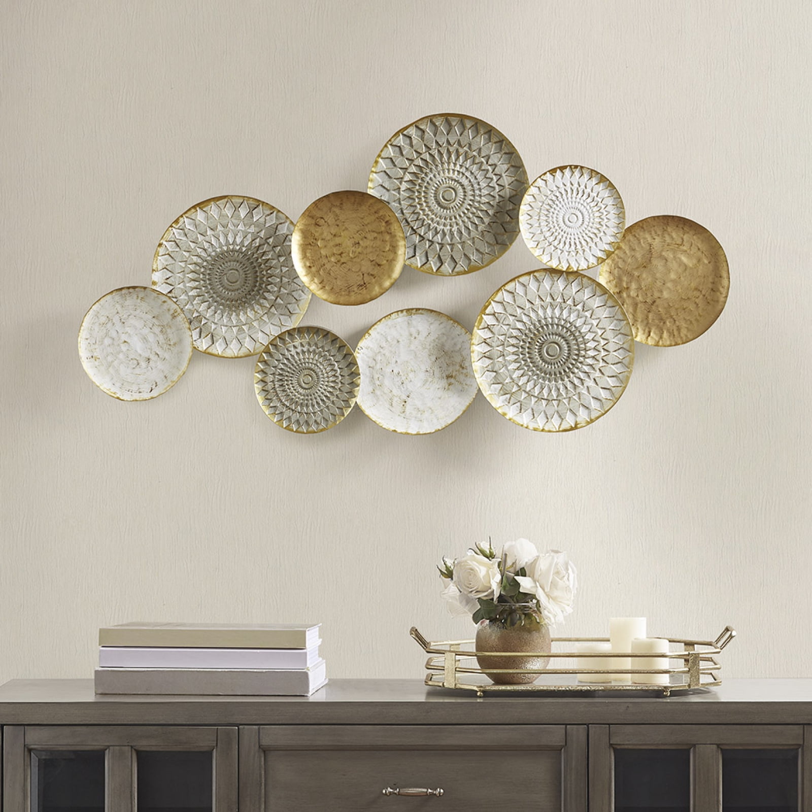 Legion Multi-colored Geometric Metal Discs Wall Decor 98789 - Walmart.com