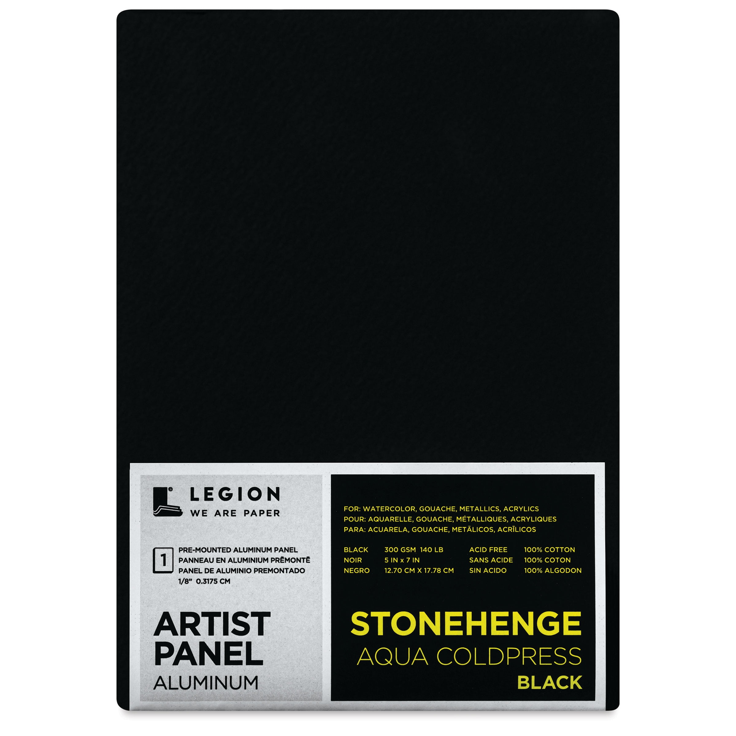 Legion Stonehenge Aqua Aluminum Black Panel - 8" x 10" - Walmart.com