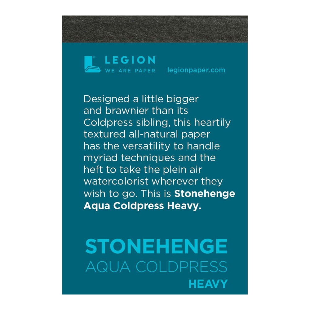 Legion Stonehenge Aqua Mini Pad - Cold Press, 2-1/2" x 3-3/4", 300 lb ...