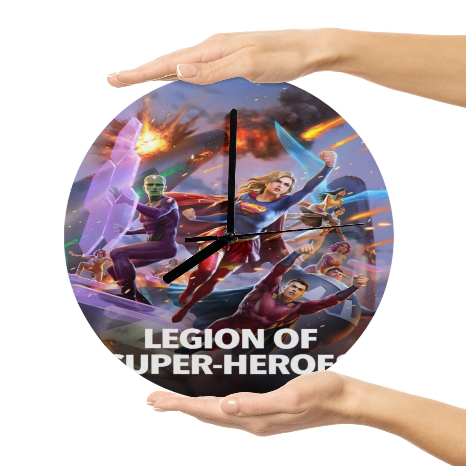Legion of Super-Heroes MDF Wall Clock（11.6"） - Walmart.com