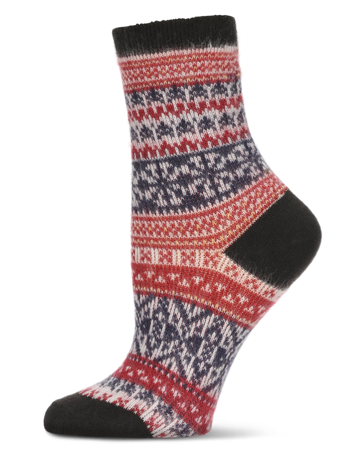 Legmogue Women's Holiday Wonder Flake Multicolor Soft-Fit Crew Sock ...