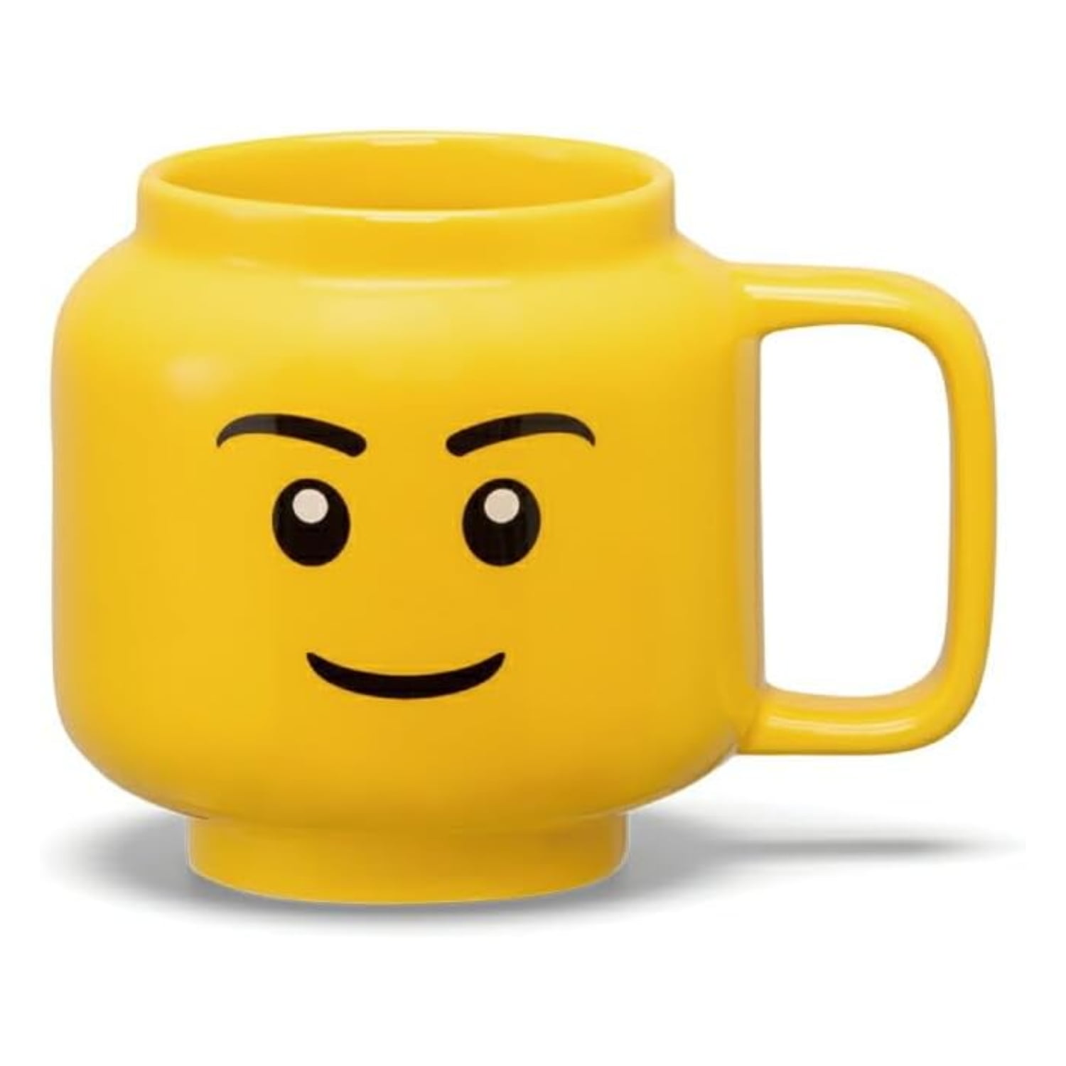 Room Copenhagen LEGO Ceramic Mug, Iconic Boy Face, Large, 17.9 Fl. Oz ...