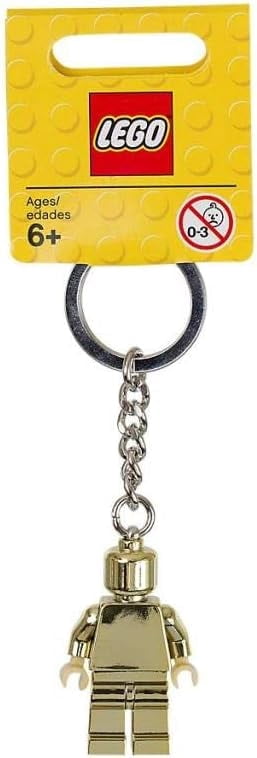 Lego 850807 Golden Minifigure Keychain Key Chain - Walmart.com