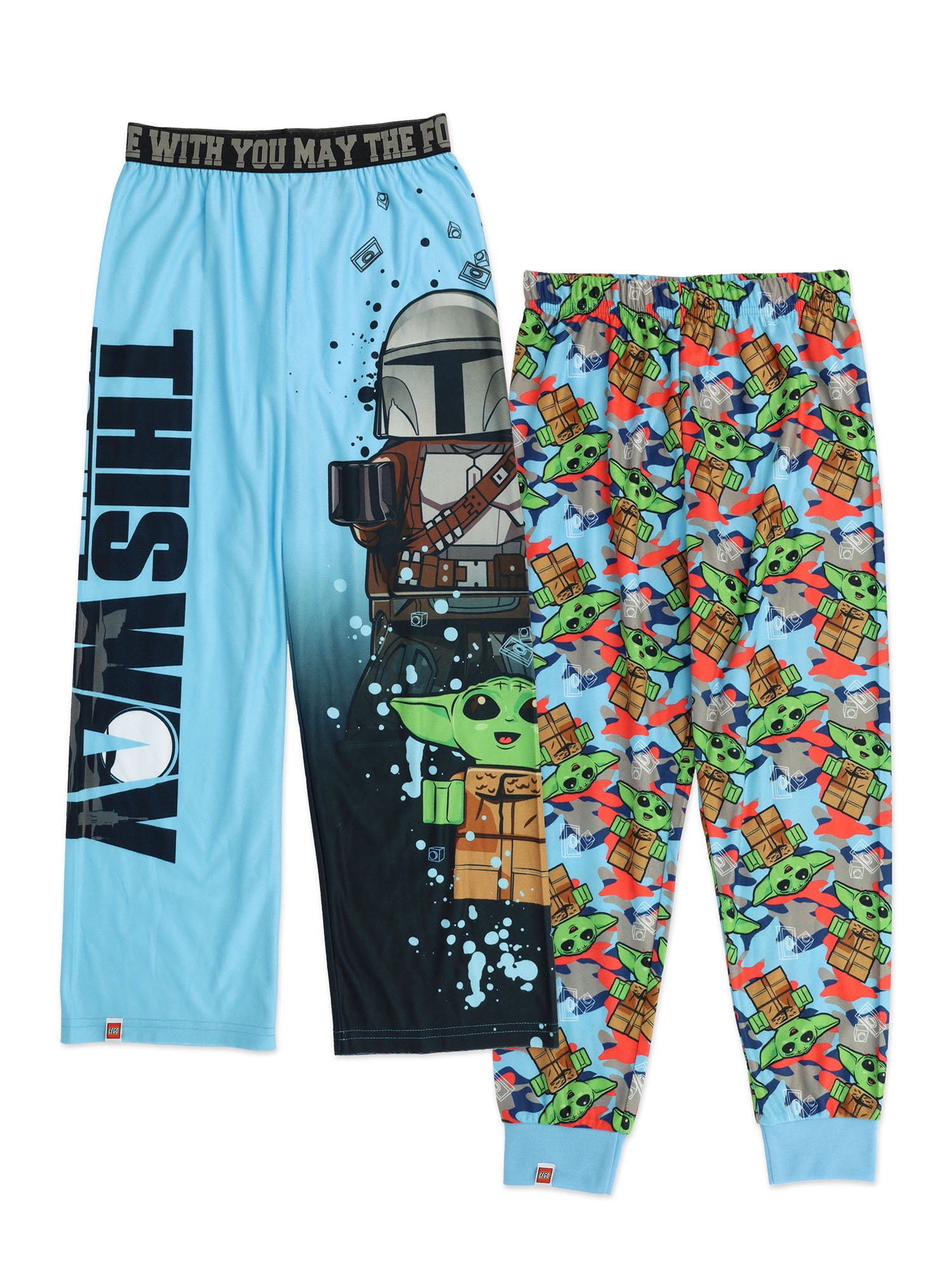 Lego Baby Yoda Boys 2 Pack Lounge Pant Pajamas, Sizes 4-12 - Walmart.com