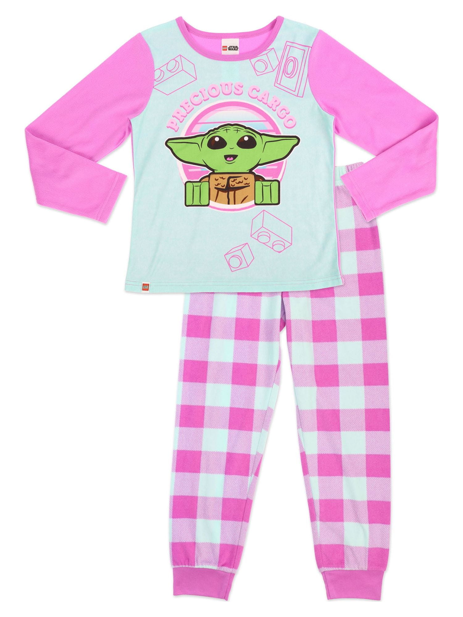 Lego Baby Yoda Girls 2 Piece Microfleece Long Sleeve Top with Pants ...
