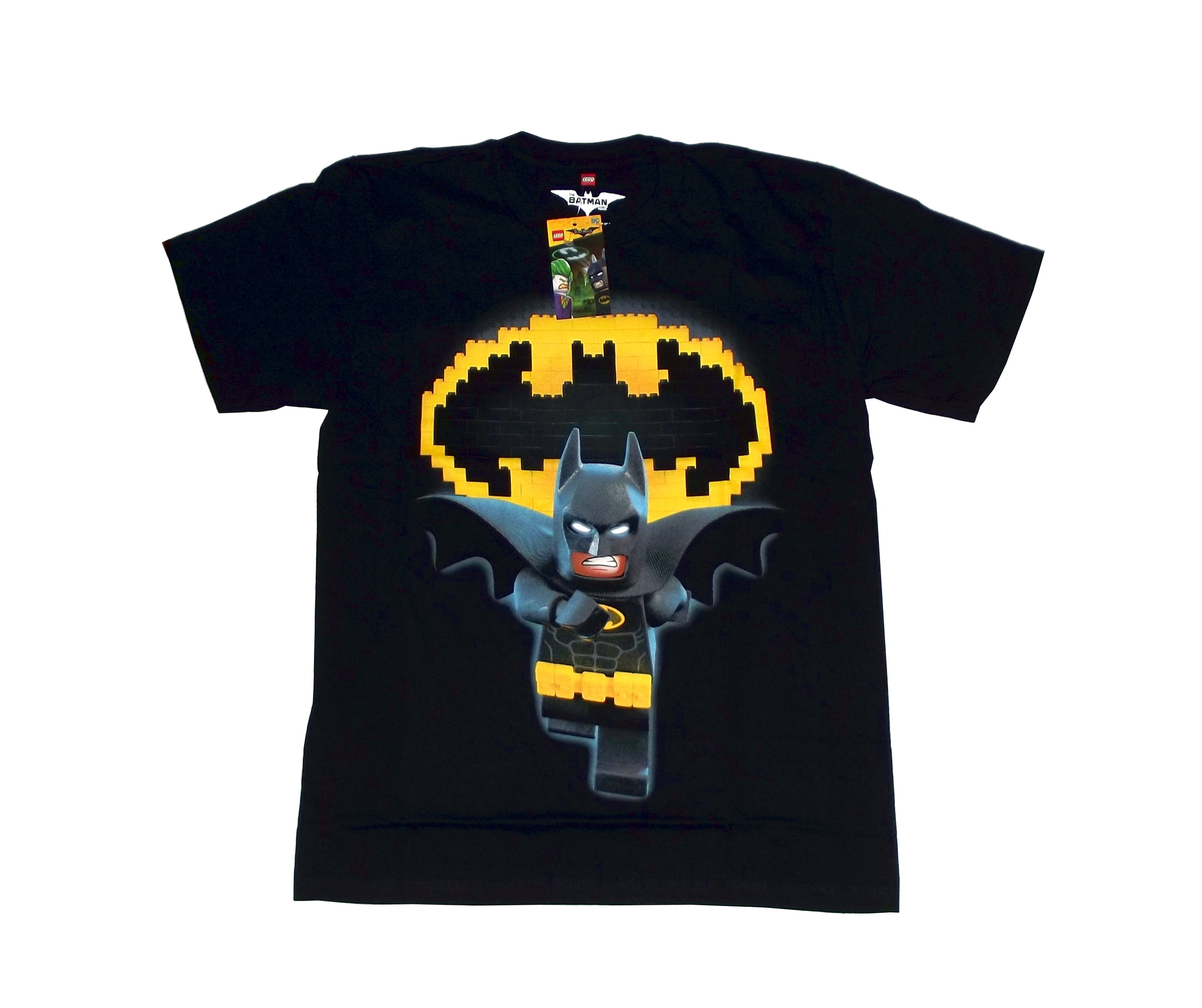 Lego Batman Bat Signal Logo Boy's T-shirt, Black - Walmart.com