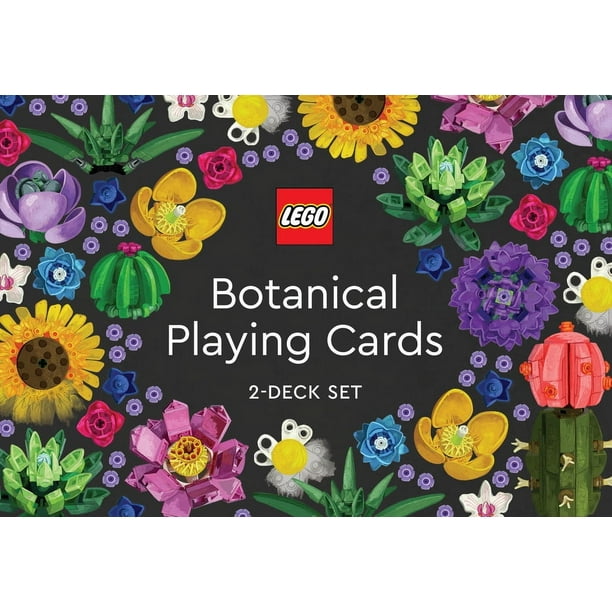 LEGO Botanical Playing Cards 2-Deck Set 4.00 x 1.25 x 5.70 Inches ...