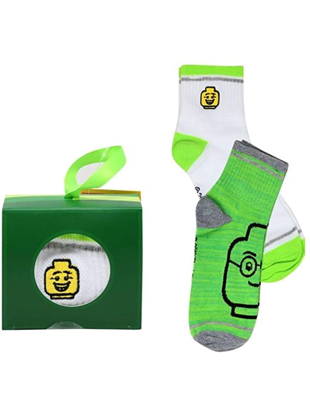 Lego Boys' 2-Pack Crew Socks in Ornament Gift Box - Walmart.com