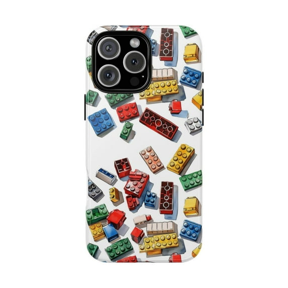 Lego Brick Builder Tough Case Design Compatible with iPhone 11 12 13 14 ...