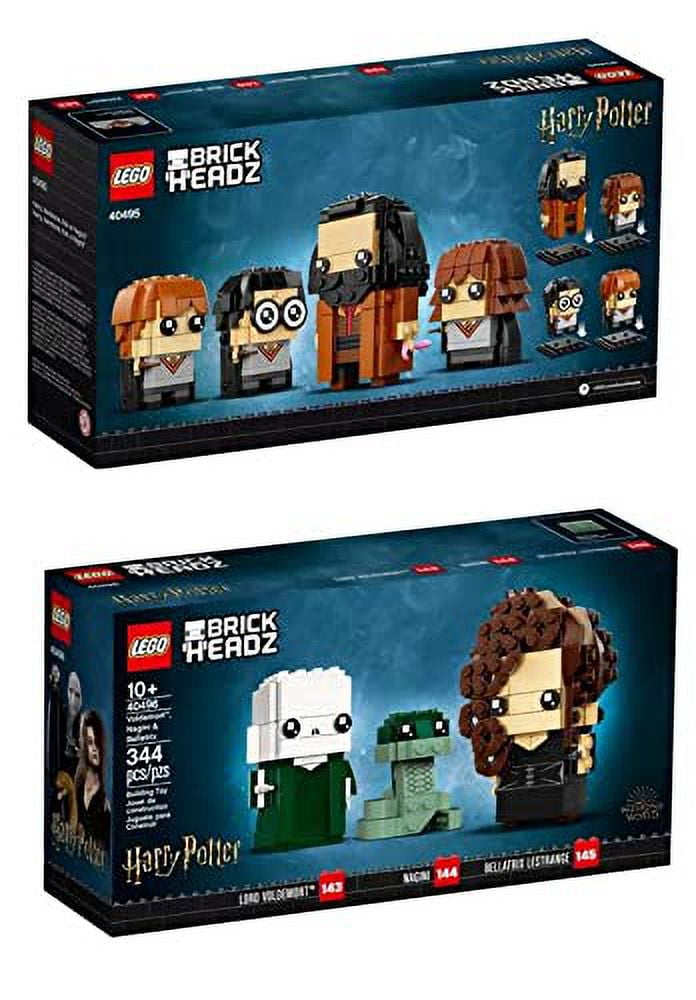 Lego Brickheadz Harry Potter, Hermione, Ron Weasley, Hagrid 4095 + Lord ...