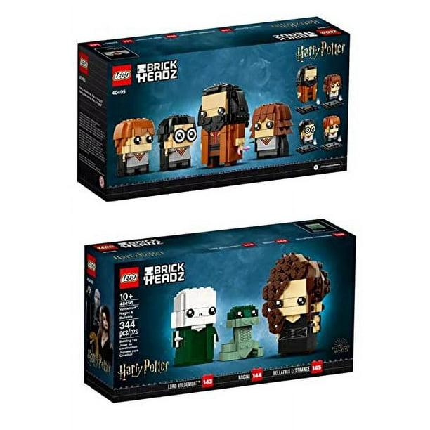Lego Brickheadz Harry Potter, Hermione, Ron Weasley, Hagrid 4095 + Lord ...