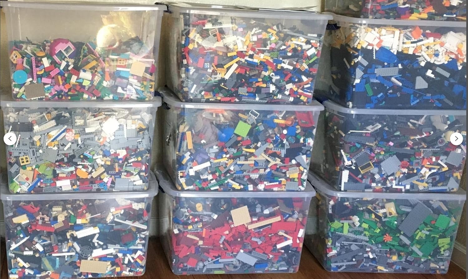 Lego Bulk LOT 5 pound box of Bricks, parts, Pieces, Tires Authentic ...