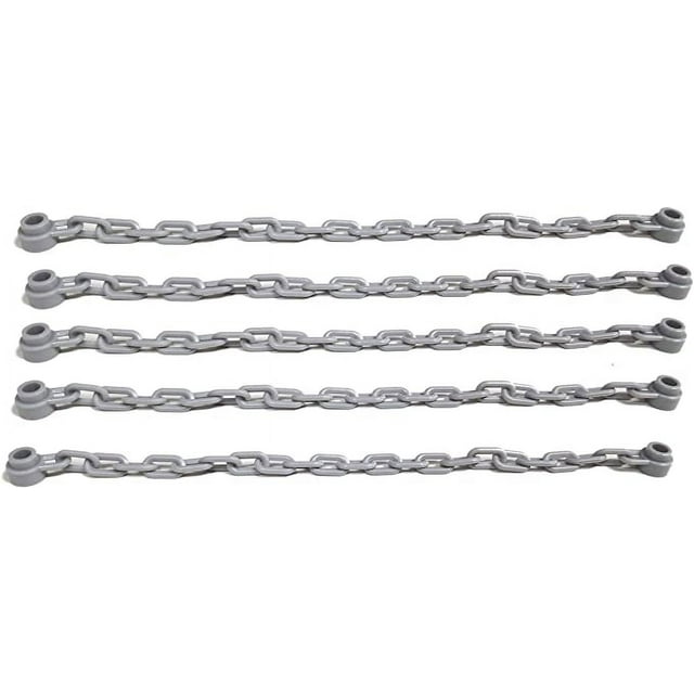 Lego Chain, 21 Links, LIGHT Bluish Grey - Lot of 5 - Walmart.com
