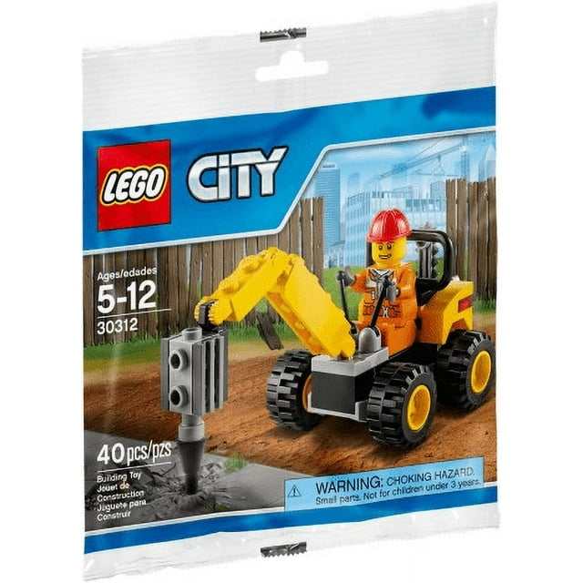 Lego City Demolition Driller Polybag 30312 - Walmart.com