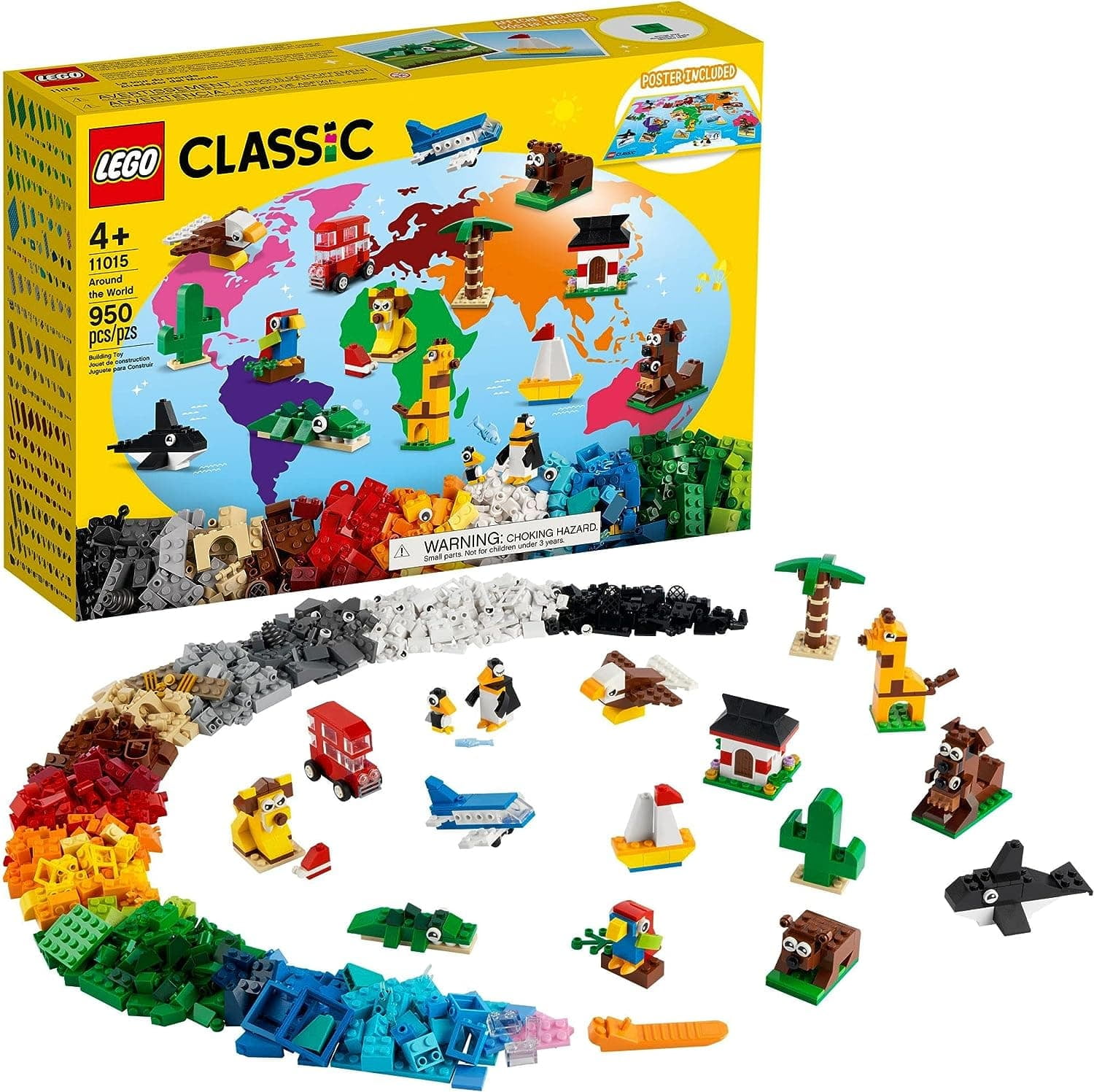 Lego Classic Around The World 11015 - Walmart.com