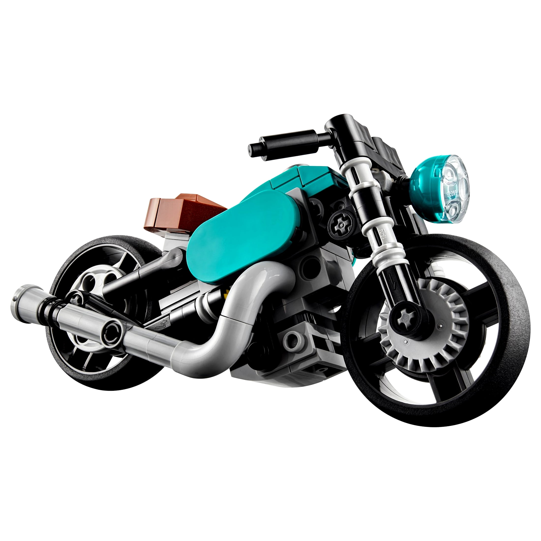 LEGO Creator 3 in 1 Vintage Motorcycle Set, Transforms from Classic ...