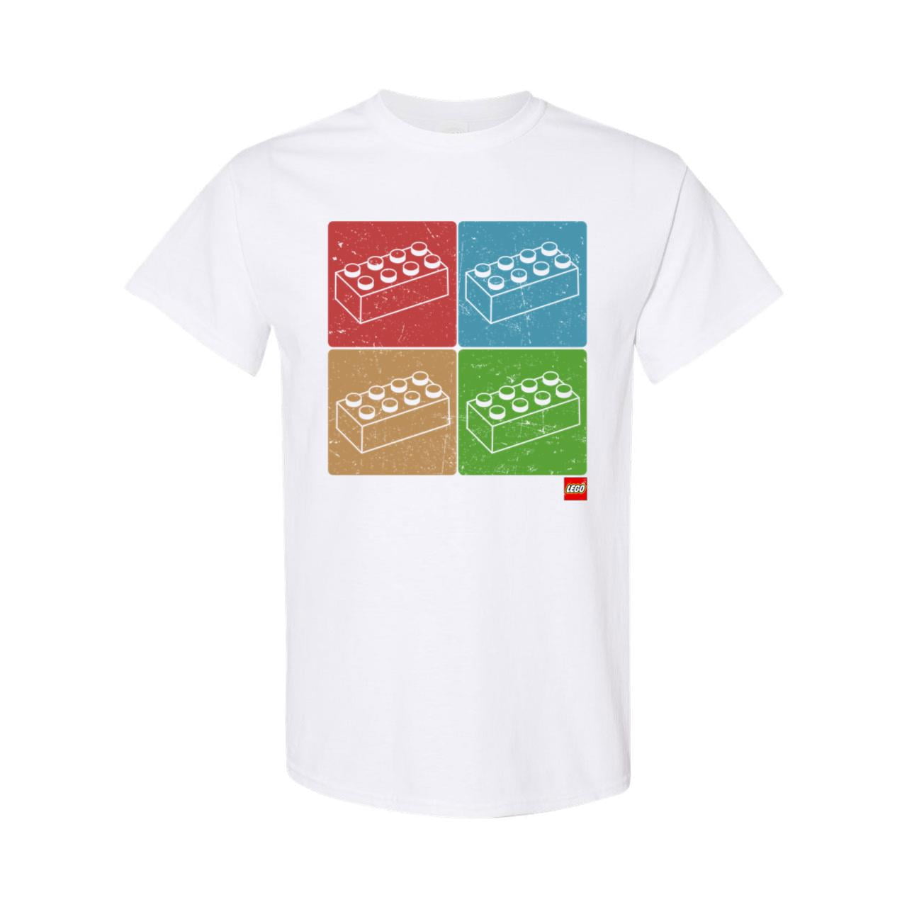 Lego FOUR LEGO BRICKS - FOUR LEGO BLOCKS T-Shirt NWT Licensed ...