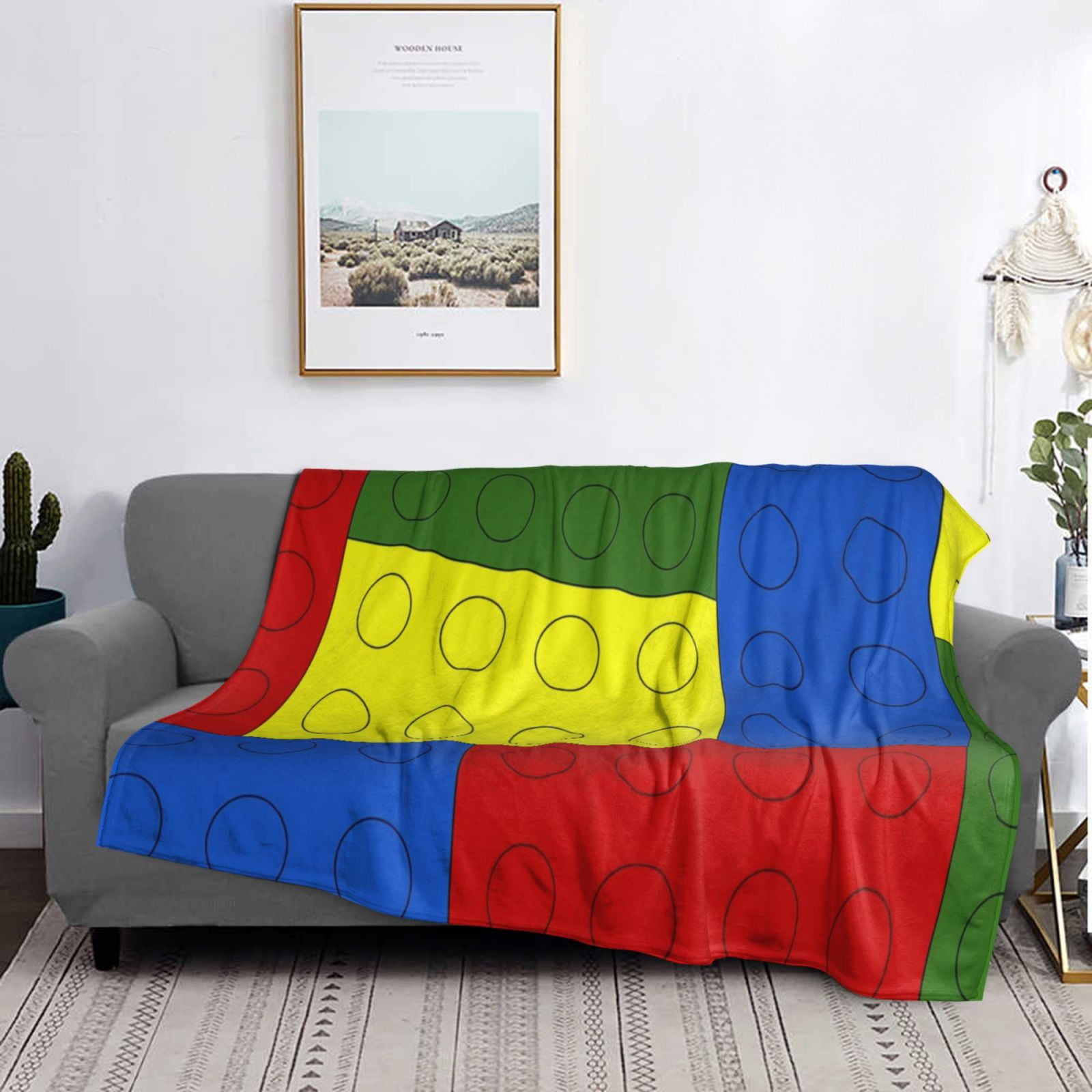 Lego Flannel Blanket Funny Ultra-Soft Micro Warm Throw Blanket Fleece ...