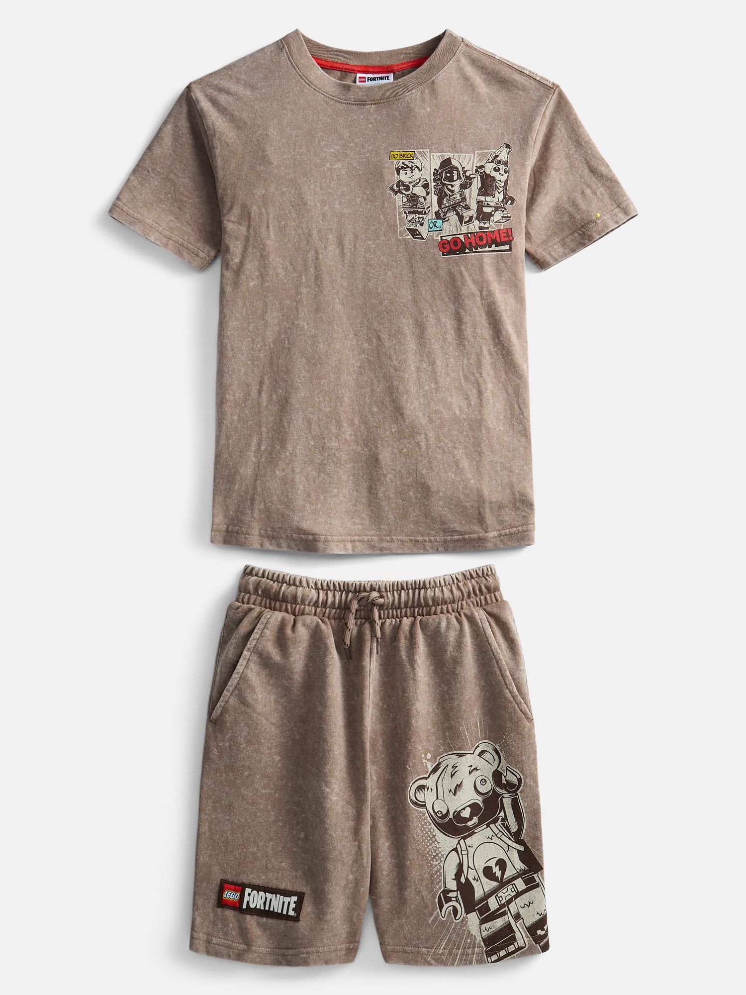 Lego Fortnite Boys Graphic Tee and Short Set, 2 Piece, Sizes 4-16 ...