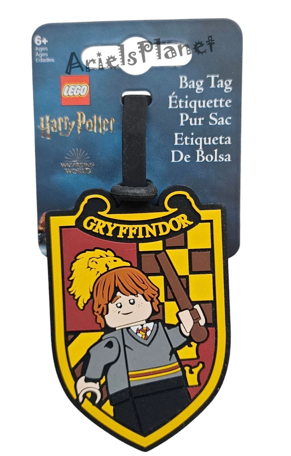 Lego Harry Potter Ron Weasley Soft Rubber Bag Tag - Walmart.com