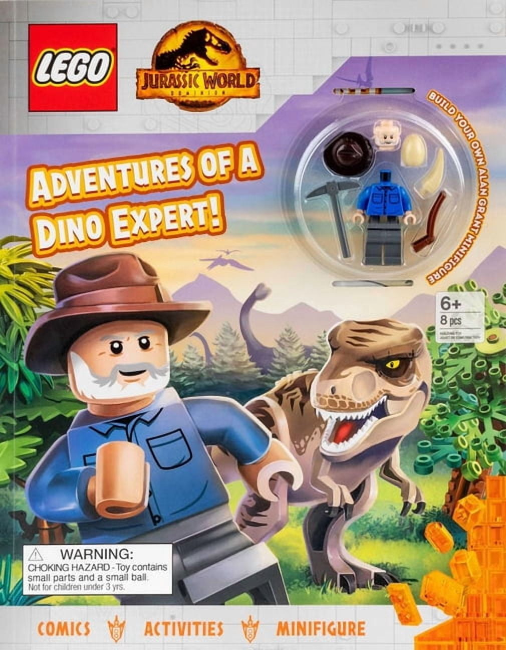 Activity Book with Minifigure Lego Jurassic World: Adventures of a Dino ...