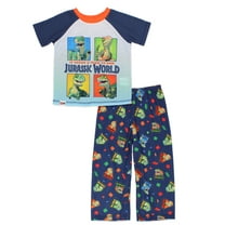 Lego Jurassic World Dinosaur Kids Short Sleeve 2 Piece Pajamas Set S21B221JW - Walmart.com
