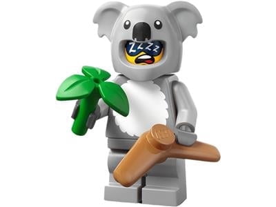 Lego Koala Costume - Mini Figures Series 28 Animals, Single Mini Figure ...