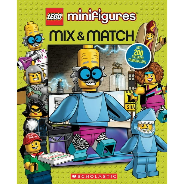 Lego: Lego Minifigures: Mix & Match (Board book) - Walmart.com