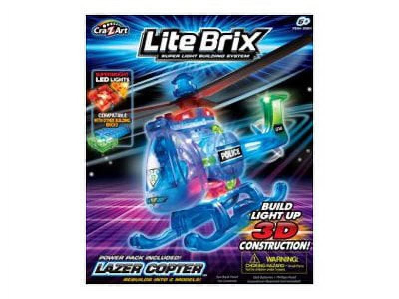 Super Lite Brix - Lazer Copter - Walmart.com