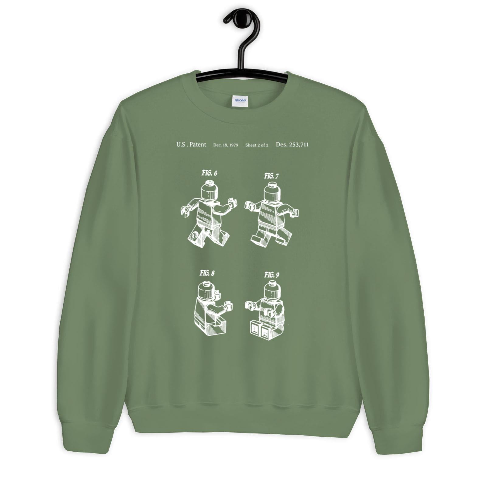 Lego Man Patent T-Shirt. Lego Patent. Lego Blueprint. Soft Ringspun ...
