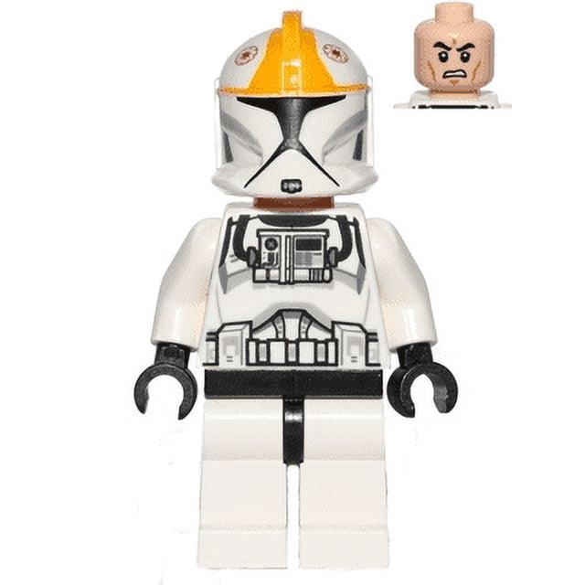 LEGO Minifigure Clone Trooper Pilot, Bright Light Orange - Walmart.com