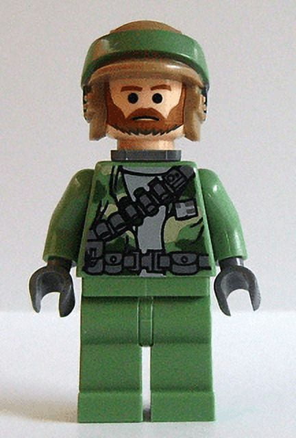 Lego Minifigure New Endor Rebel Commando - Beard - Walmart.com