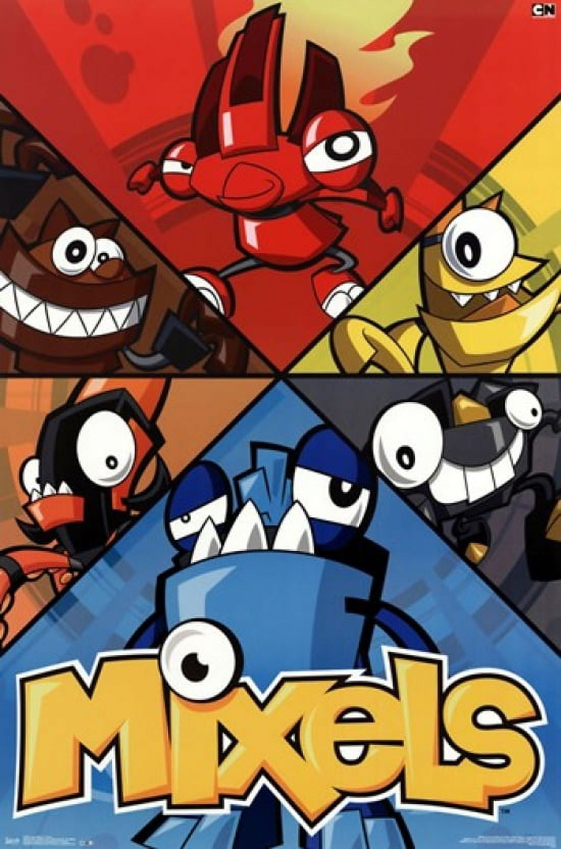 Lego Mixels - Group Laminated Poster Print (24 x 36) - Walmart.com