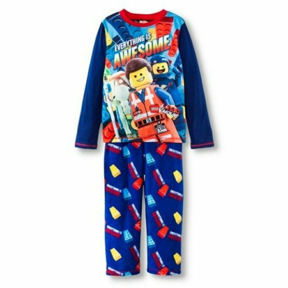 Lego Movie 2 PC Long Sleeve Pajama Set Boy Size 10 - Walmart.com