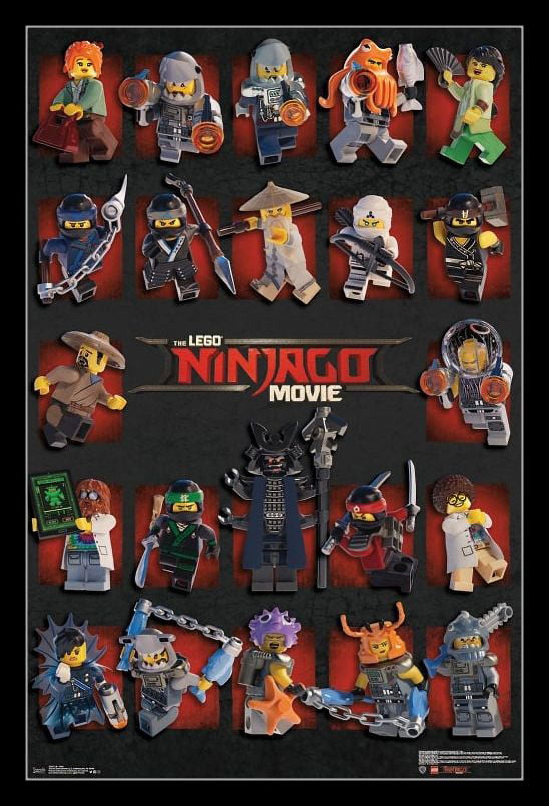 Lego Ninjago - Grid Laminated & Framed Poster Print (22 x 34) - Walmart.com